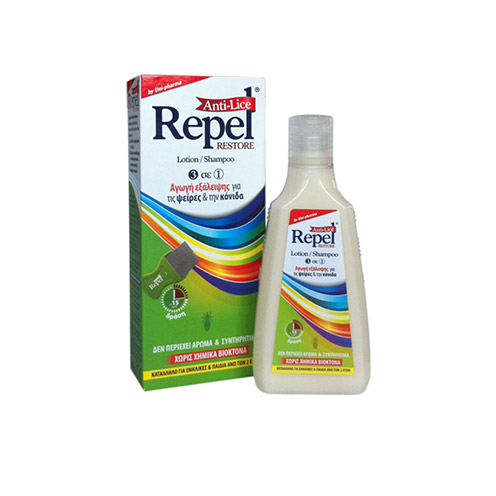REPEL ANTI-LICE RESTORE LOTION 3 ΣΕ 1 (ΑΓΩΓΗ ΕΞΑΛΕΙΞΗΣ ΓΙΑ ΨΕΙΡΕΣ ...